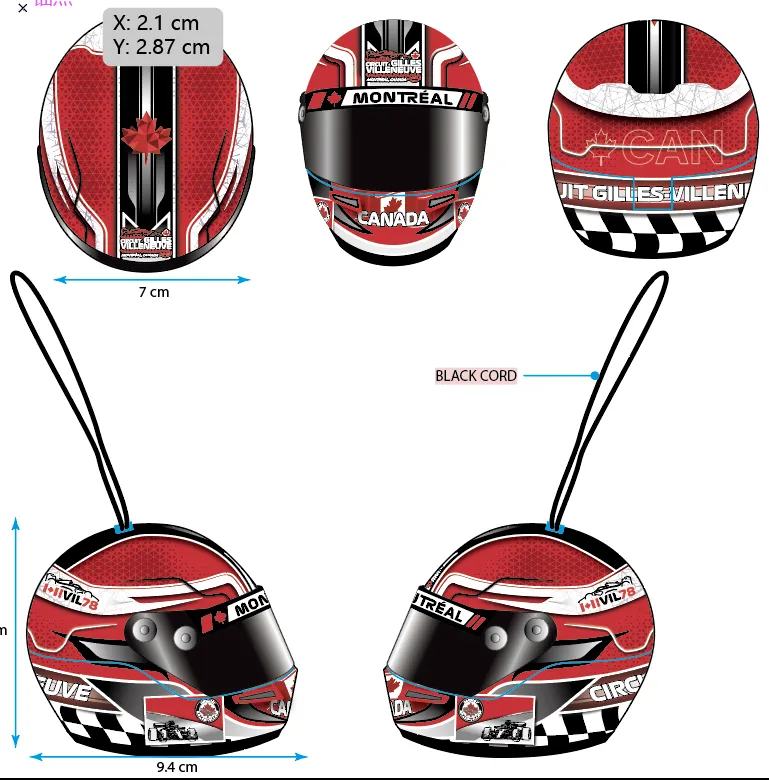 Mini Helmets in Various Proportions